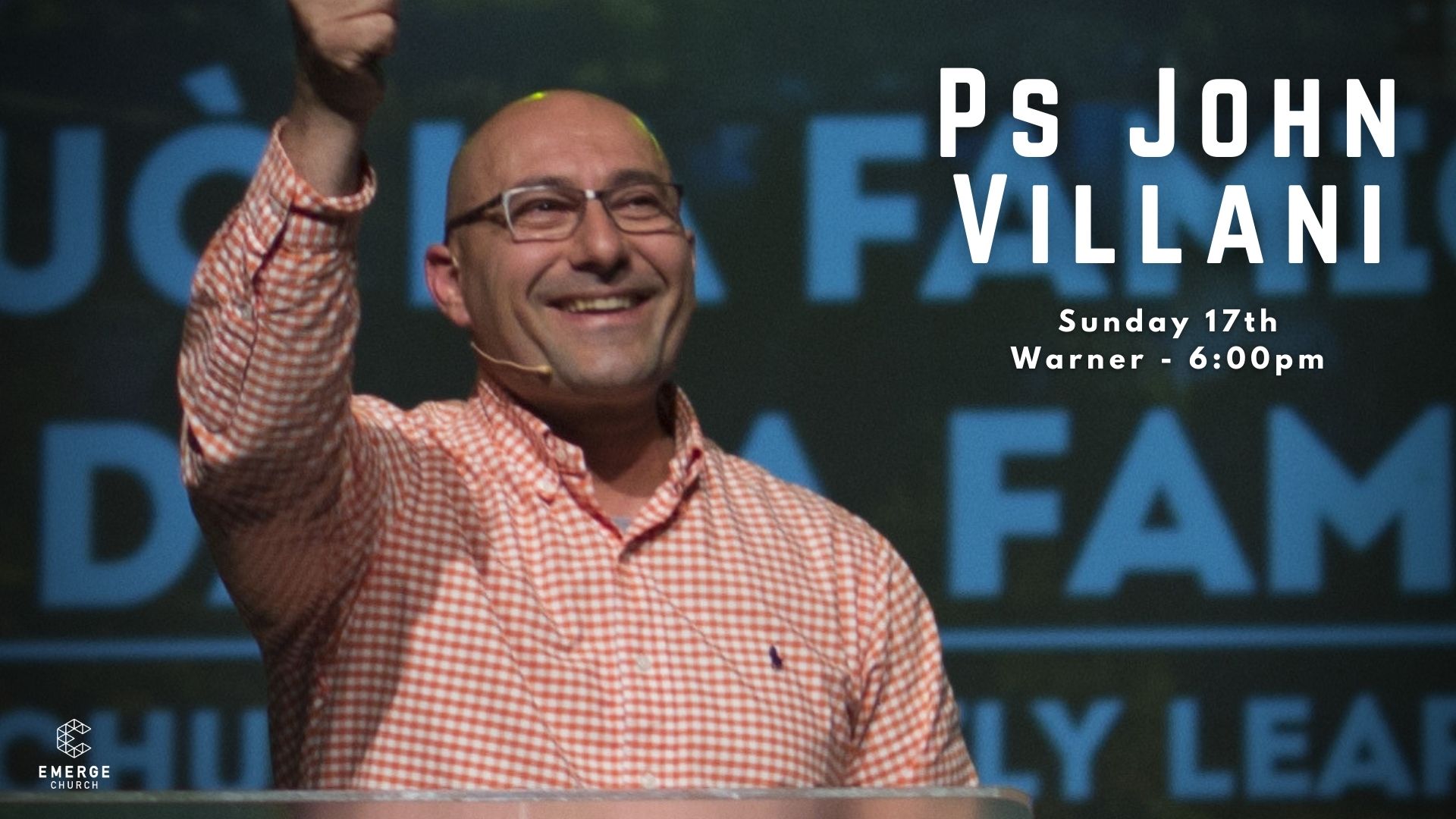 Guest Speaker: Ps John Villani