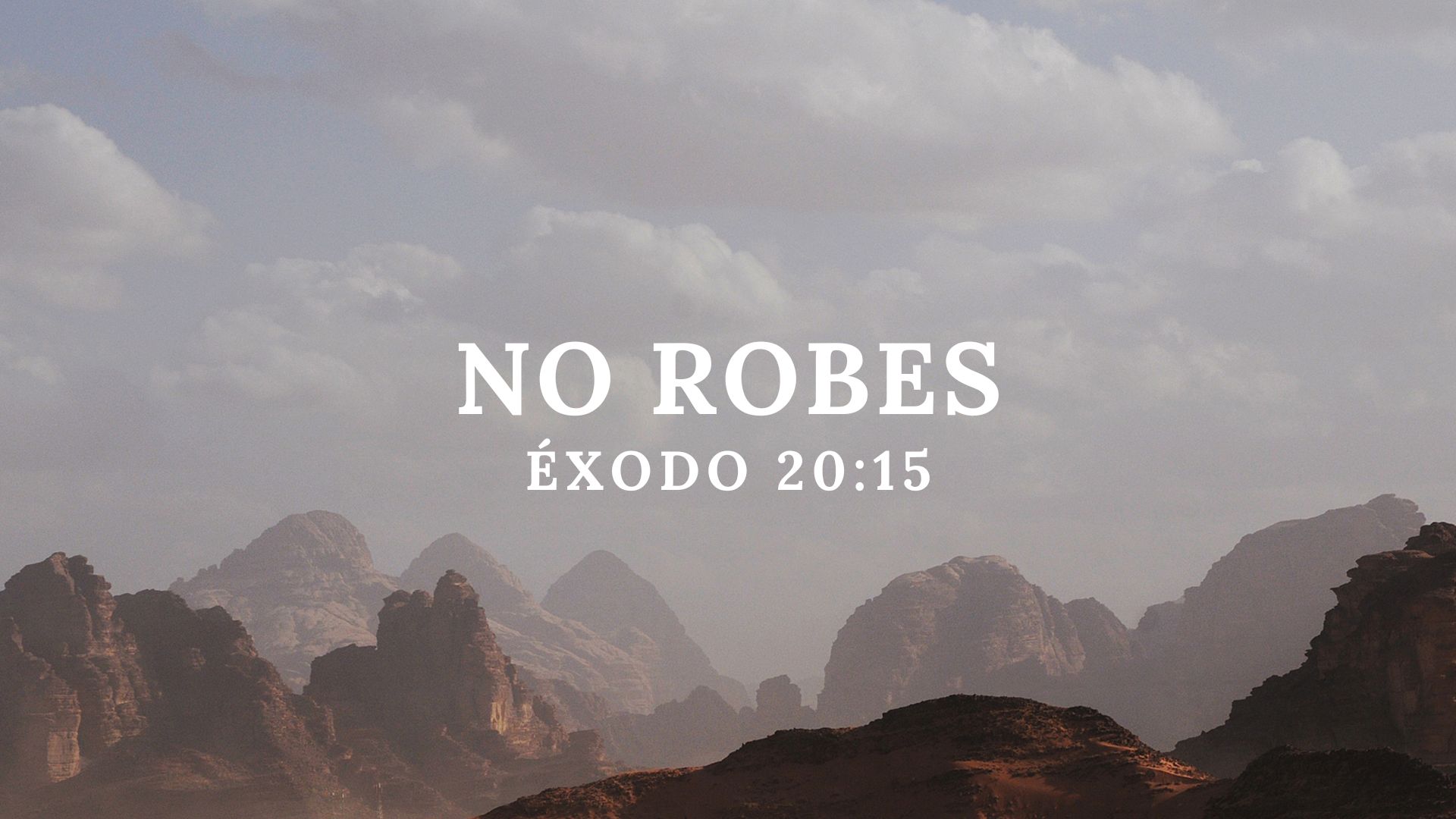 Éxodo 20:15 "No Robes"