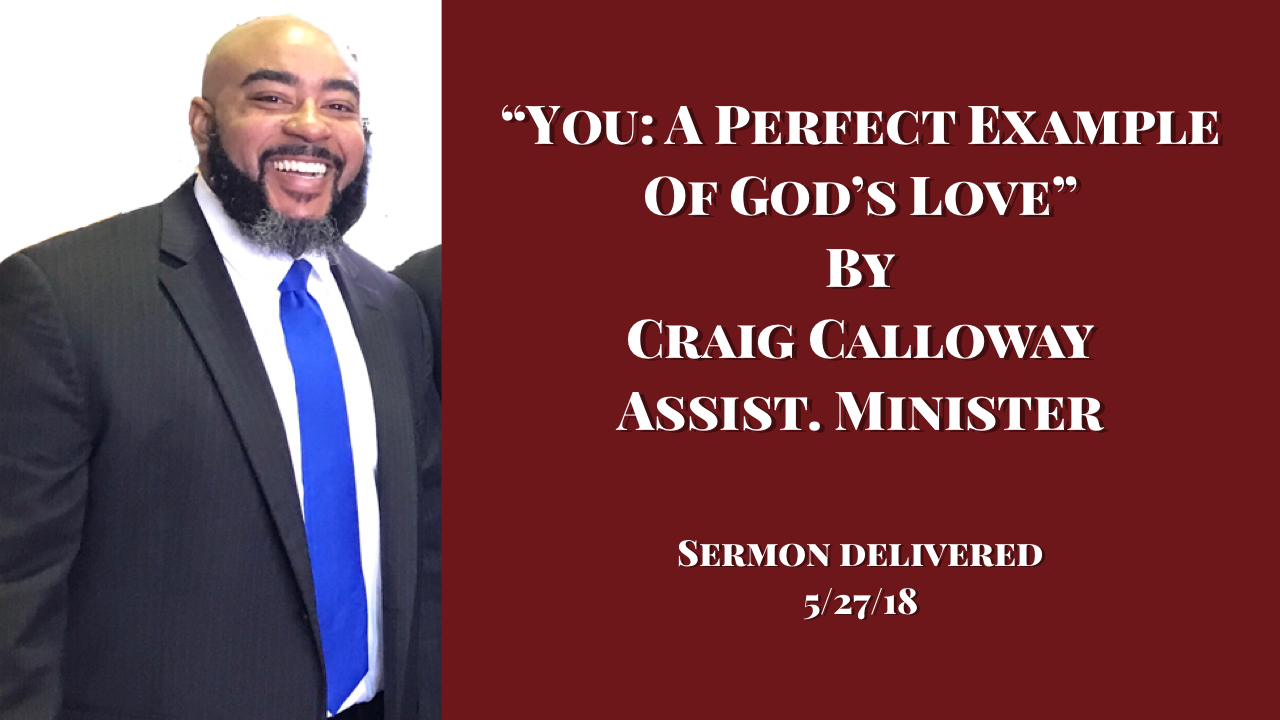 "You: A Perfect Example of God's Love" by Craig Calloway