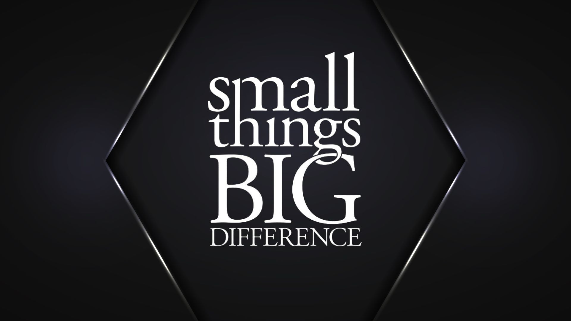 Small Things Big Difference 01 - Your Small Seed