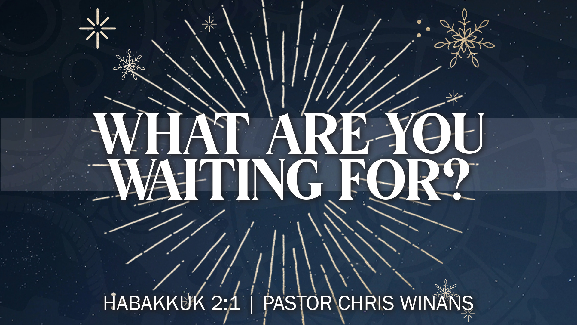 What are You Waiting For? Part Four