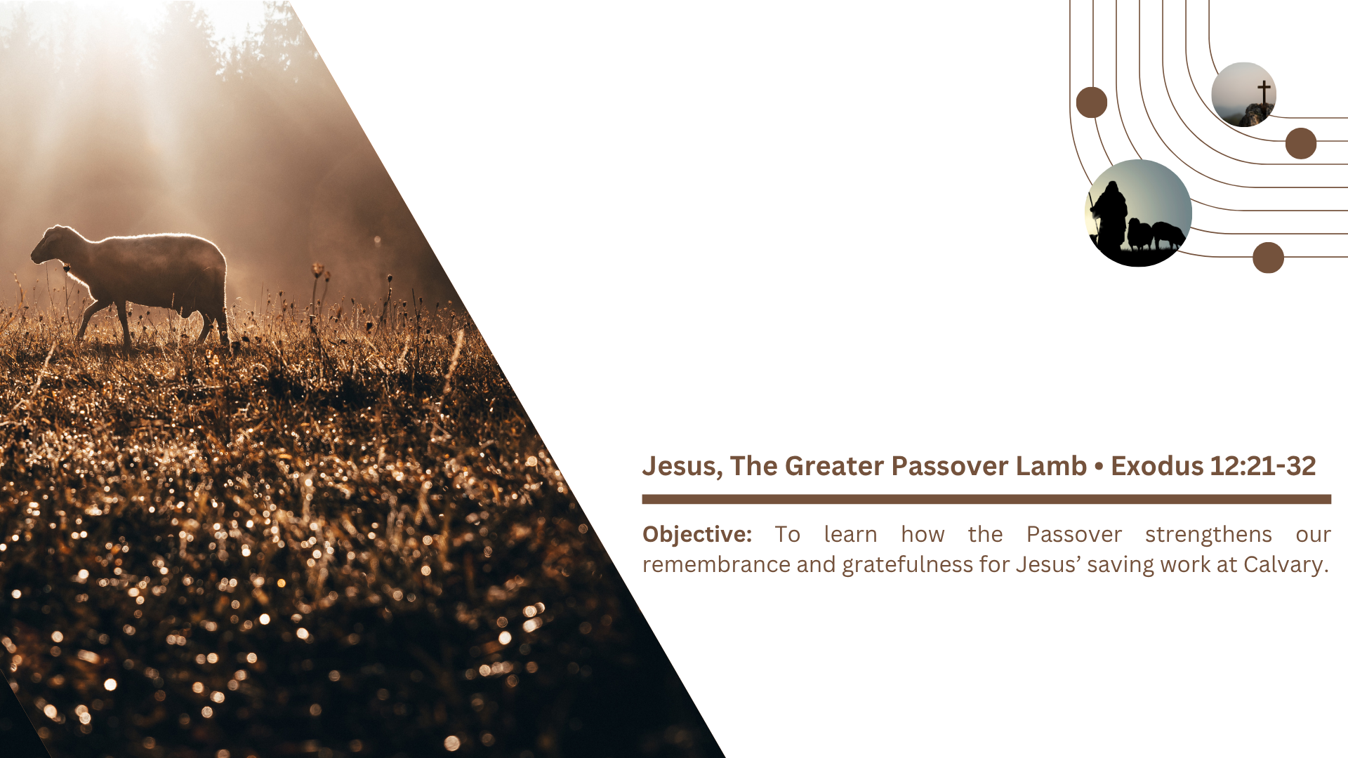 Jesus, The Greater Passover Lamb