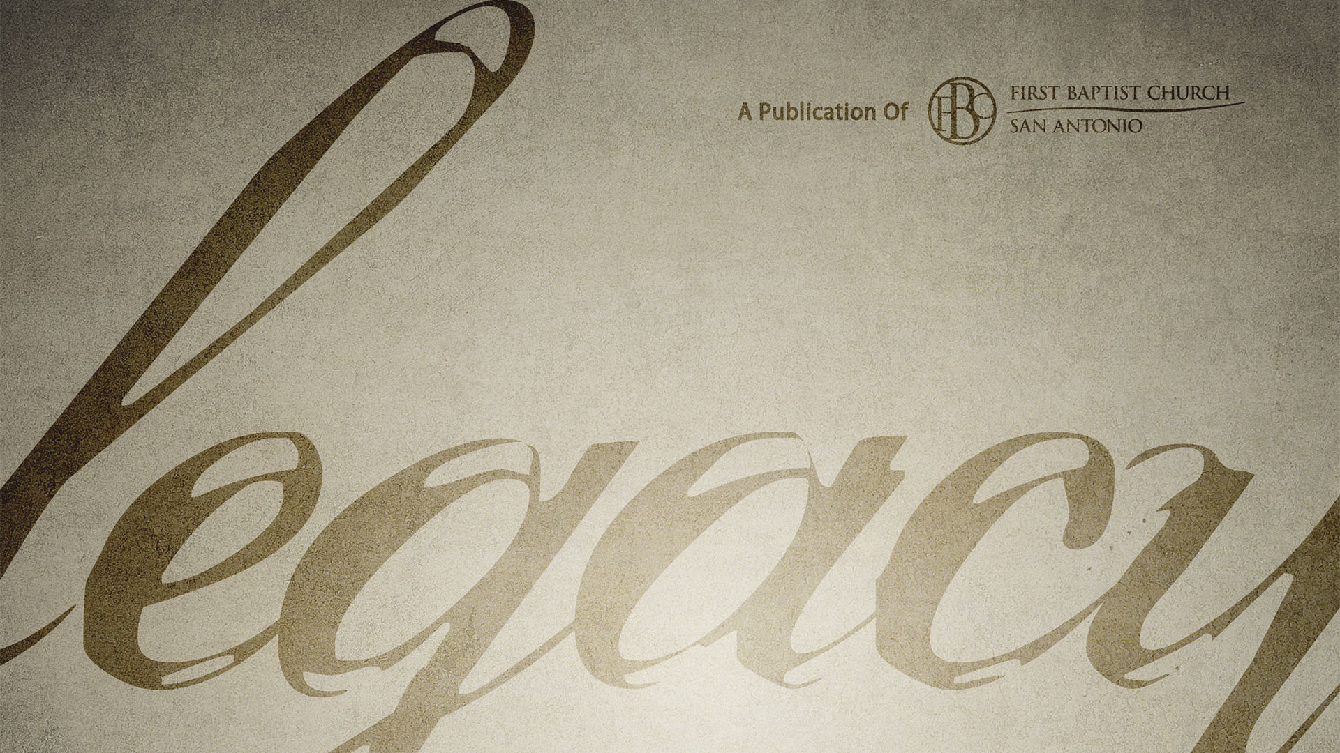 "Legacy" Publication