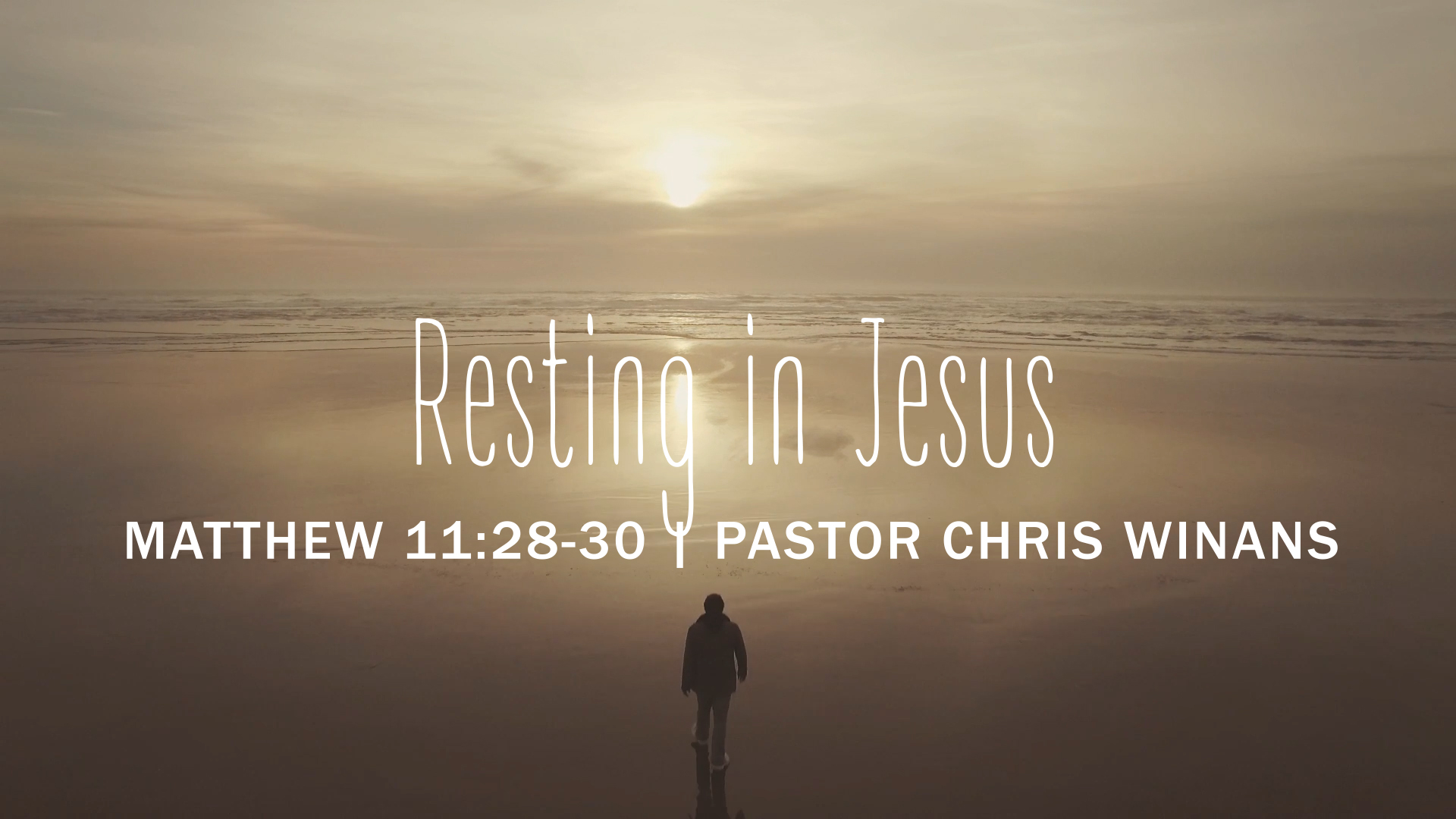 Resting in Jesus