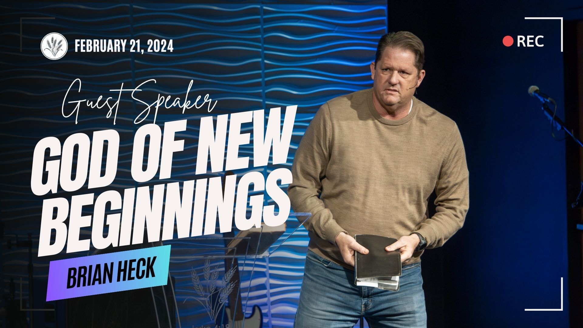 God Of New Beginnings - Brian Heck