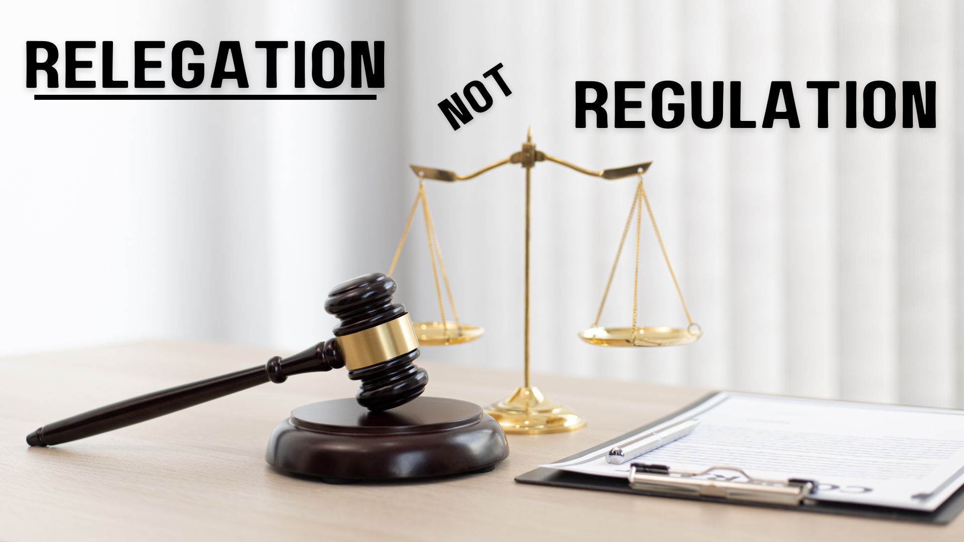 Relegation, Not Regulation