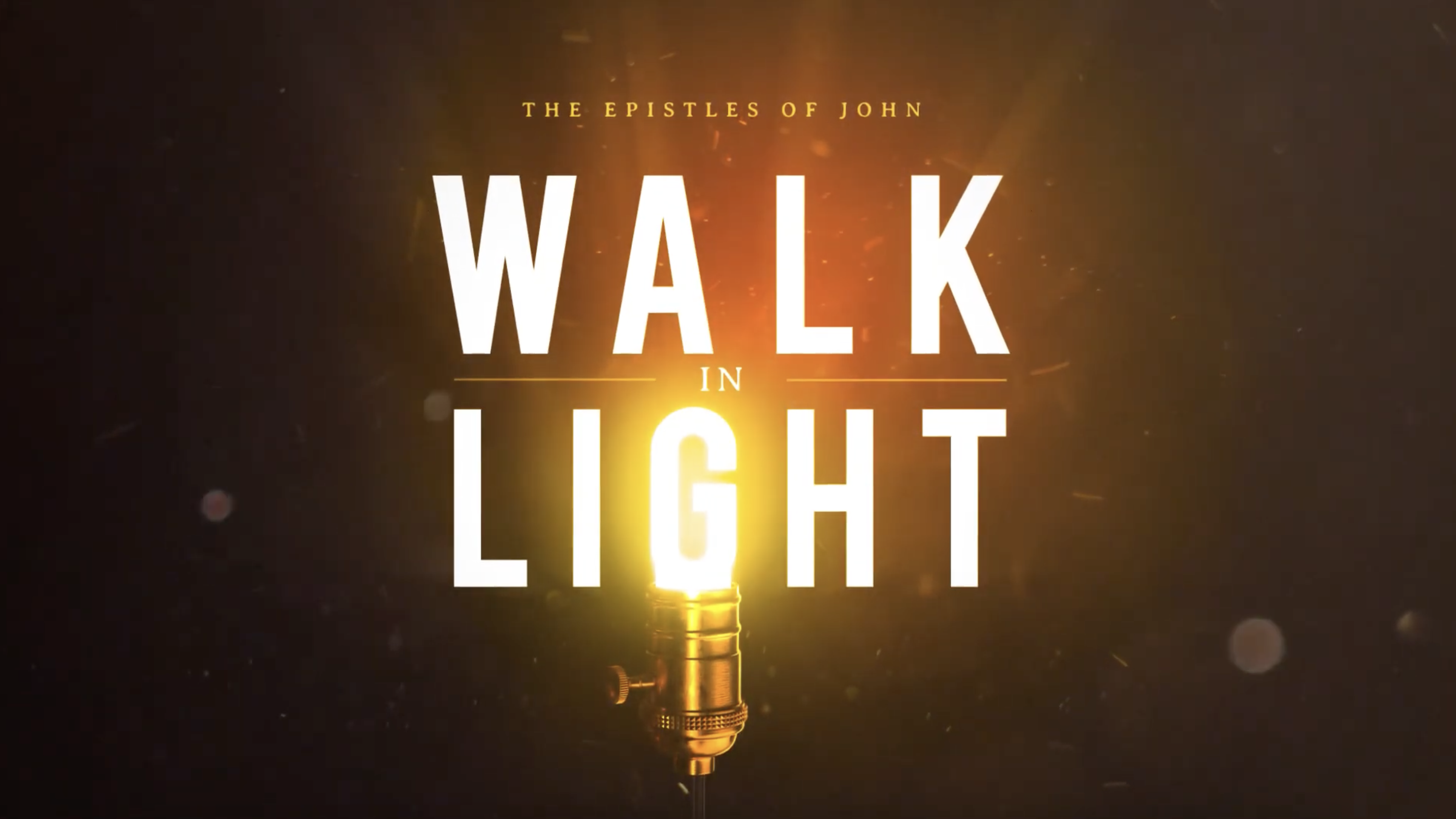 LEARNING TO WALK | WALK IN LIGHT Week 1
