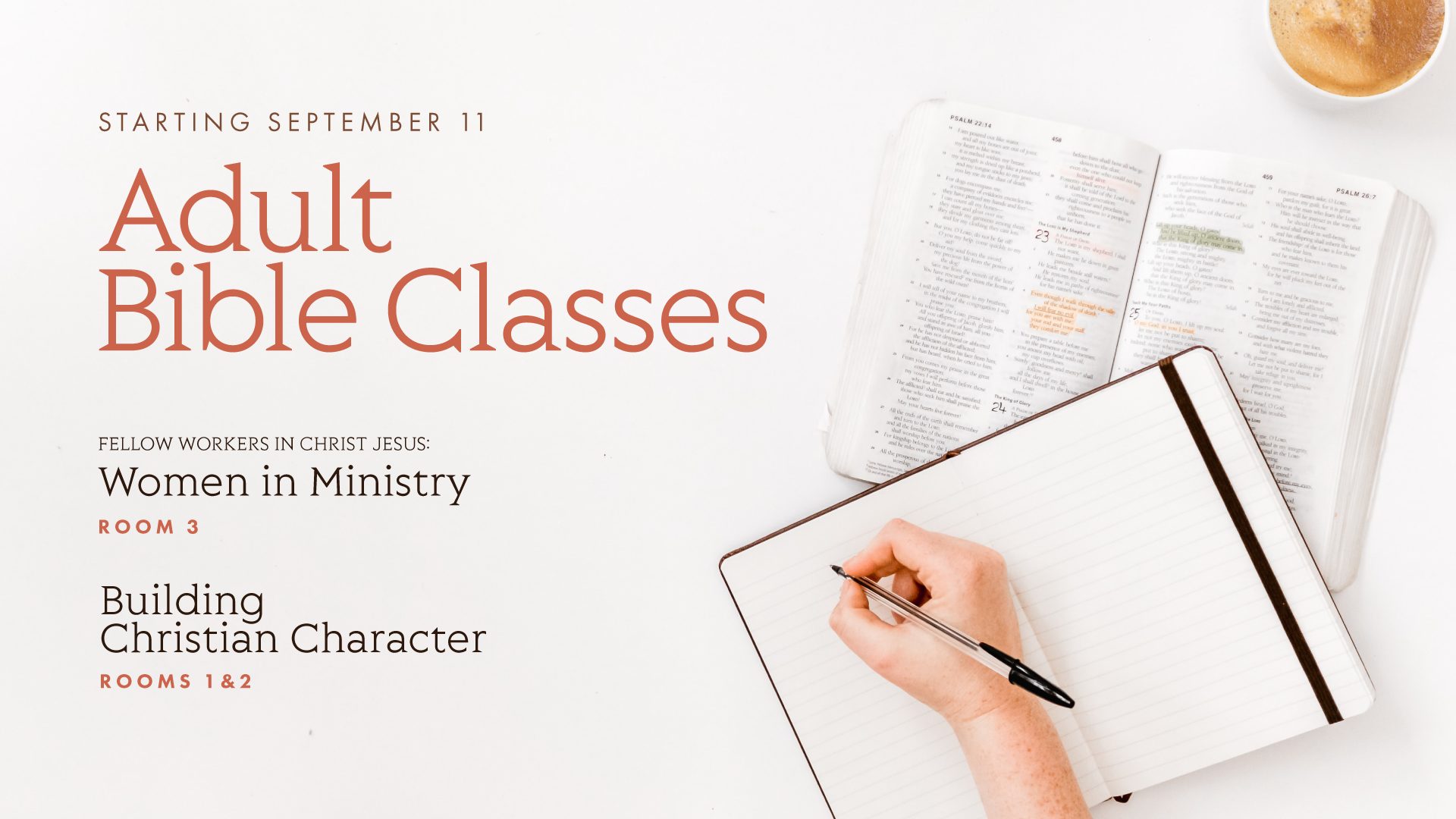Montgomery Church Albuquerque, Adult Bible Classes