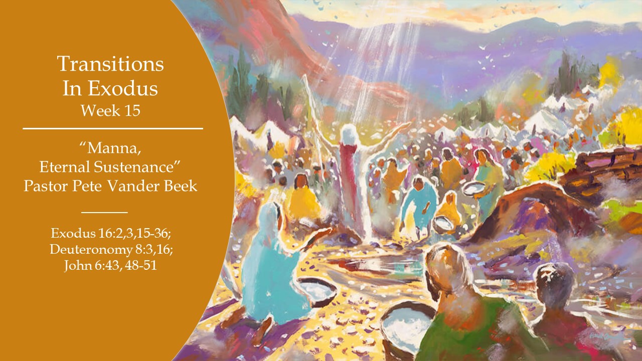 Transitions in Exodus Week 15: "Manna, Eternal Sustenance"