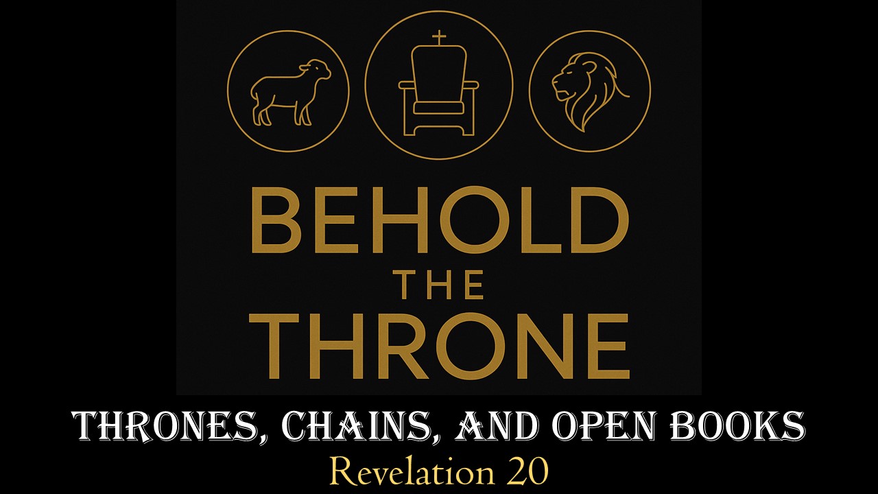 Behold the Throne: Thrones, Chains, and Open Books