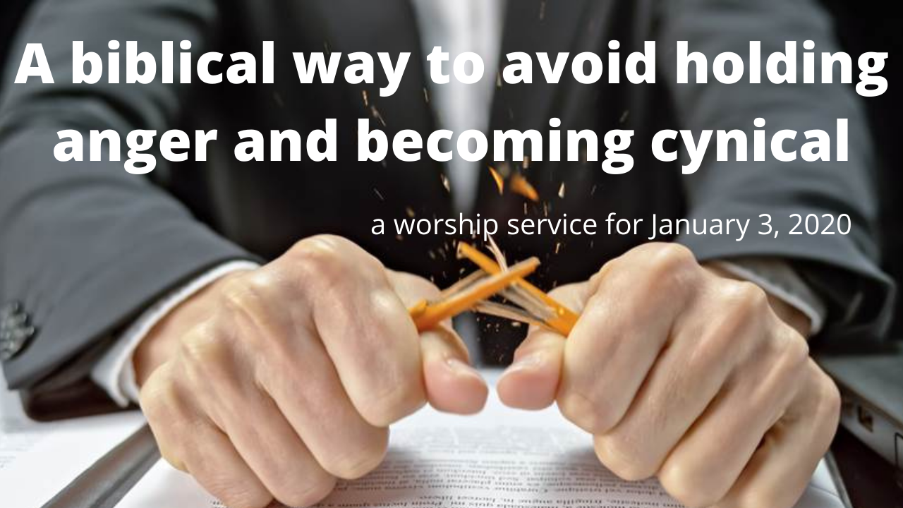 A simple way to avoid holding anger and becoming cynical