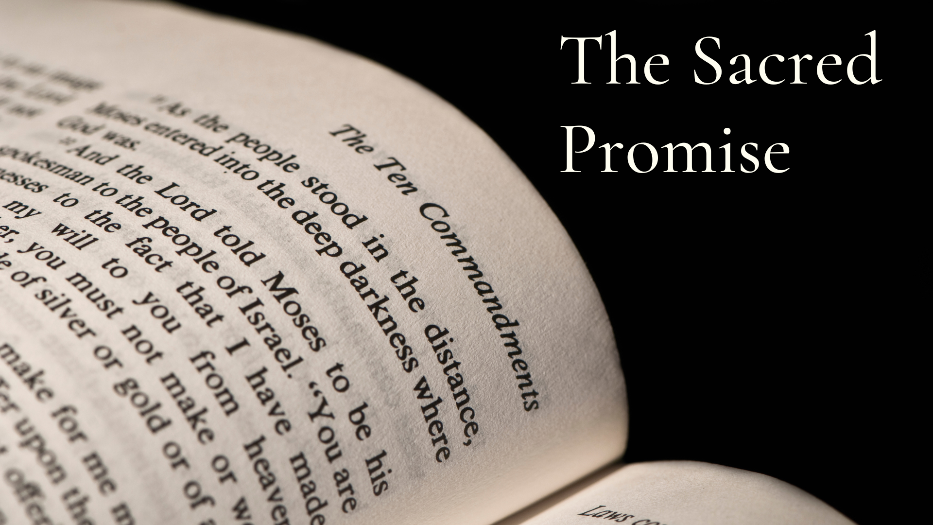 The Sacred Promise