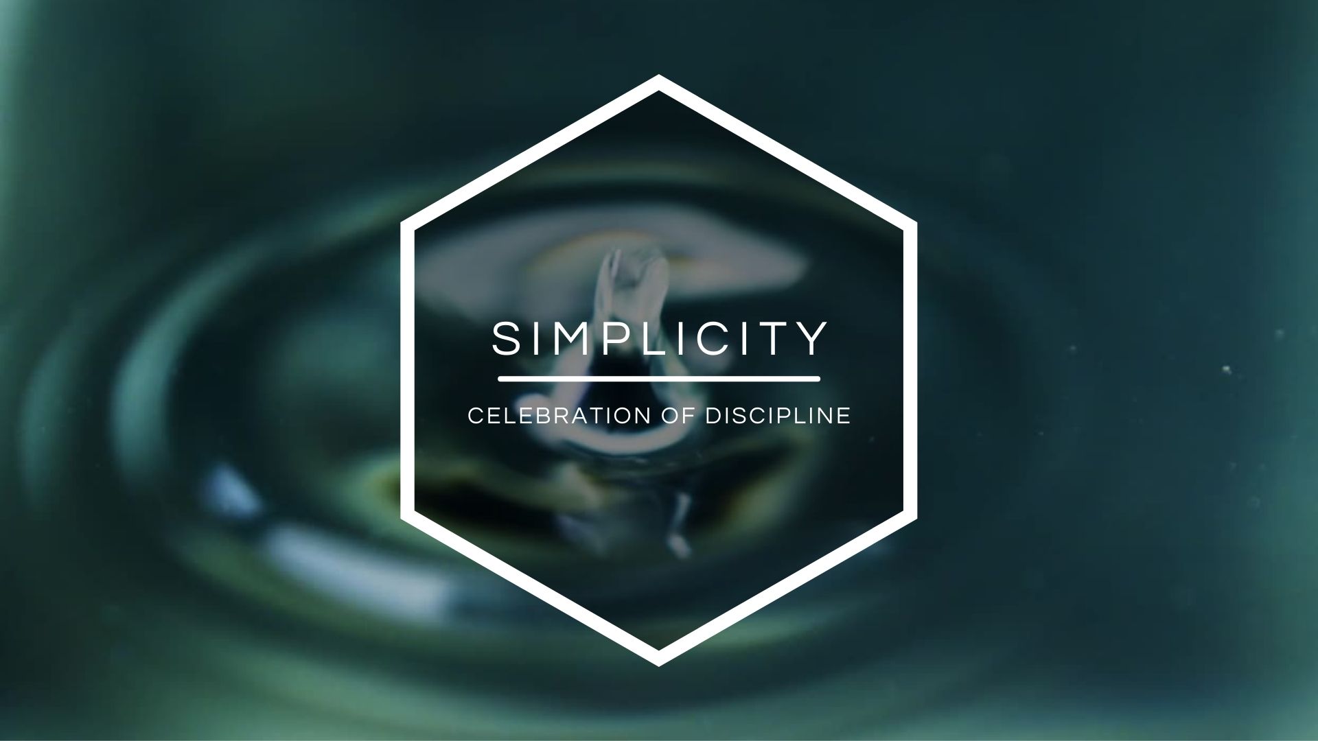Celebration of Discipline: Simplicity