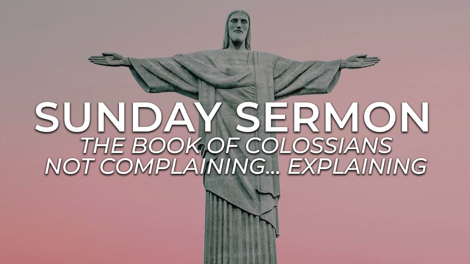 Not Complaining… Explaining