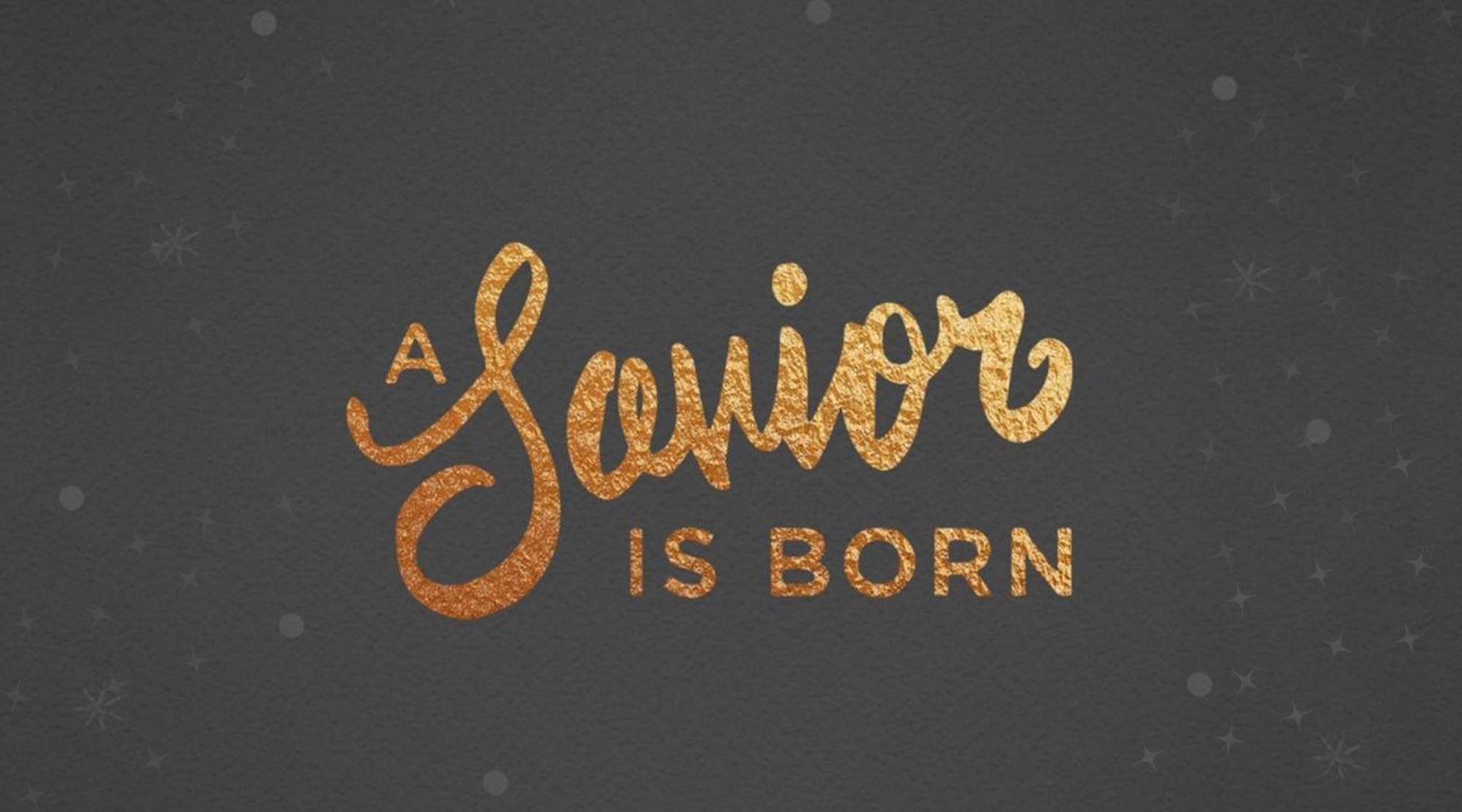 A Savior Is Born: How to Worship the Savior