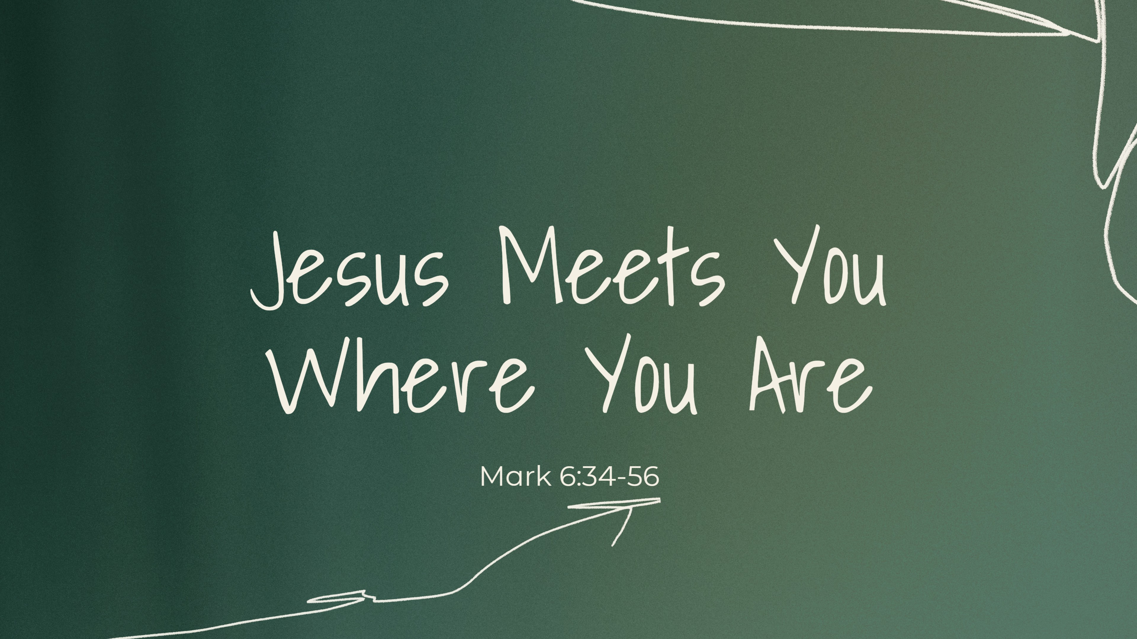 Jesus Meets You Where You Are