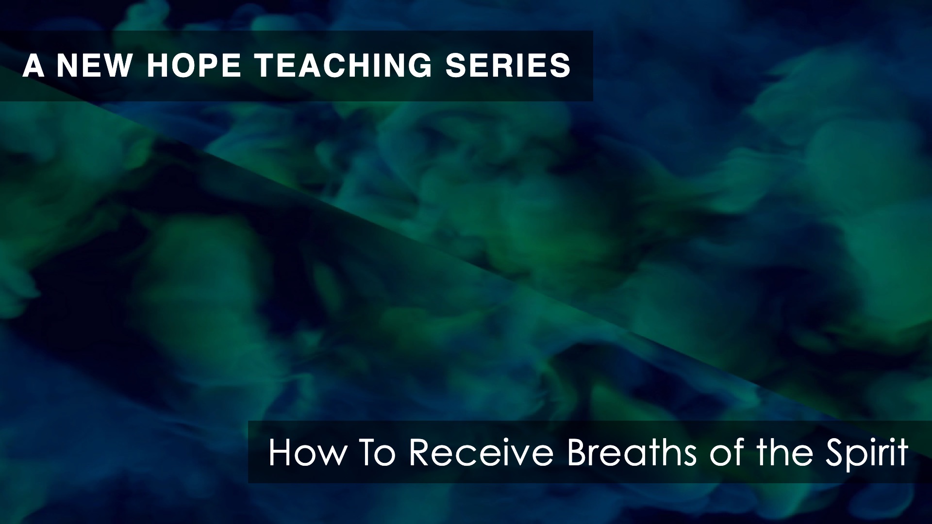 Holy Spirit - week 4