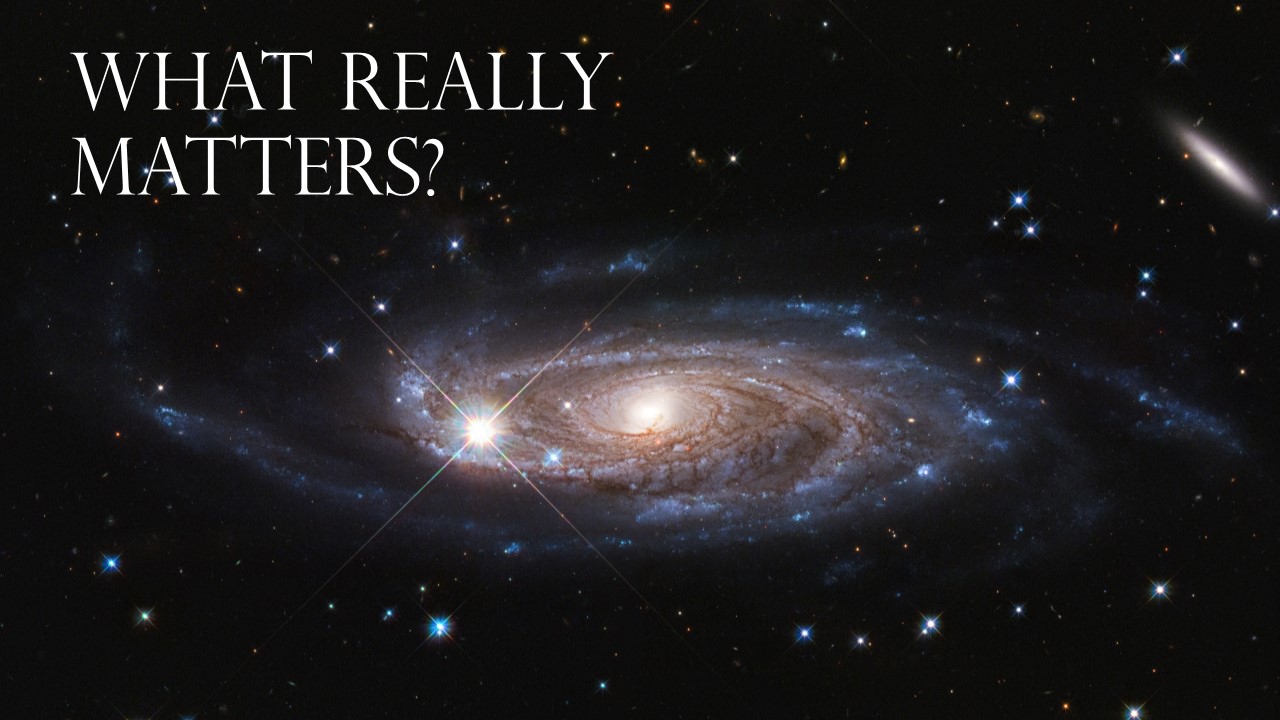 What really matters? Martin Dunkley