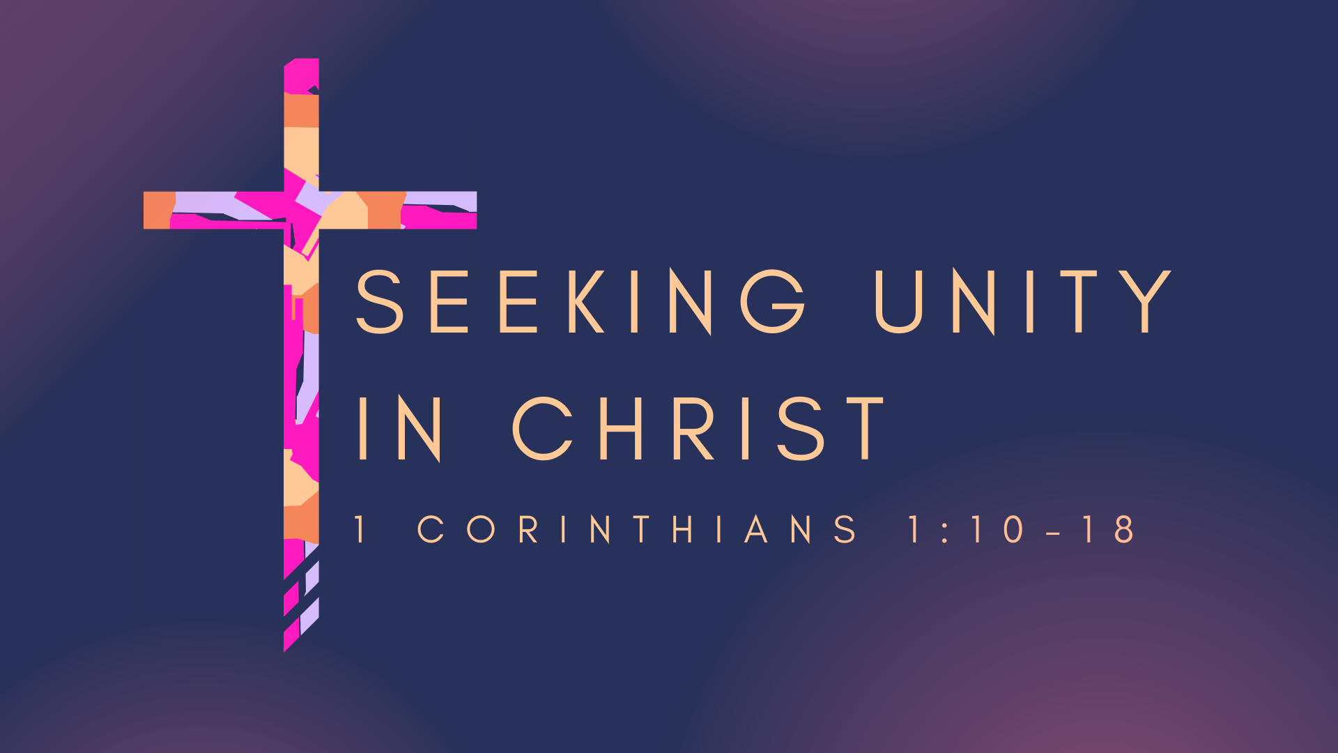 Seeking Unity in Christ