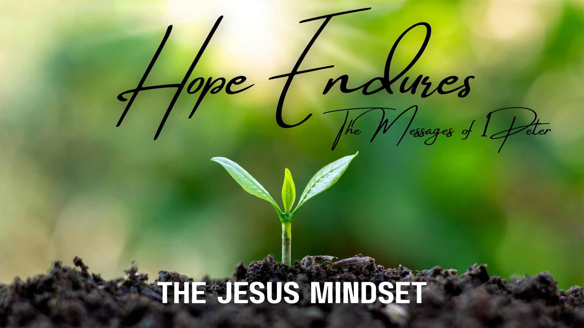 Hope Endures - The Messages of 1 Peter #5: The Jesus Mindset