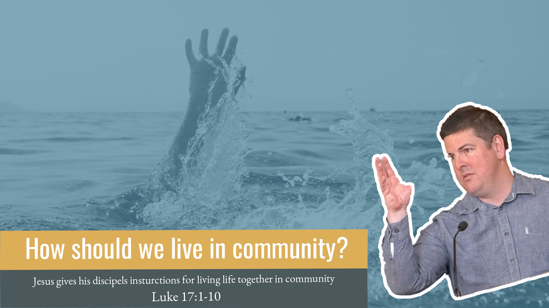 How should we live in community together?