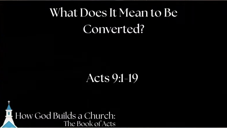 What does it mean to be Converted?