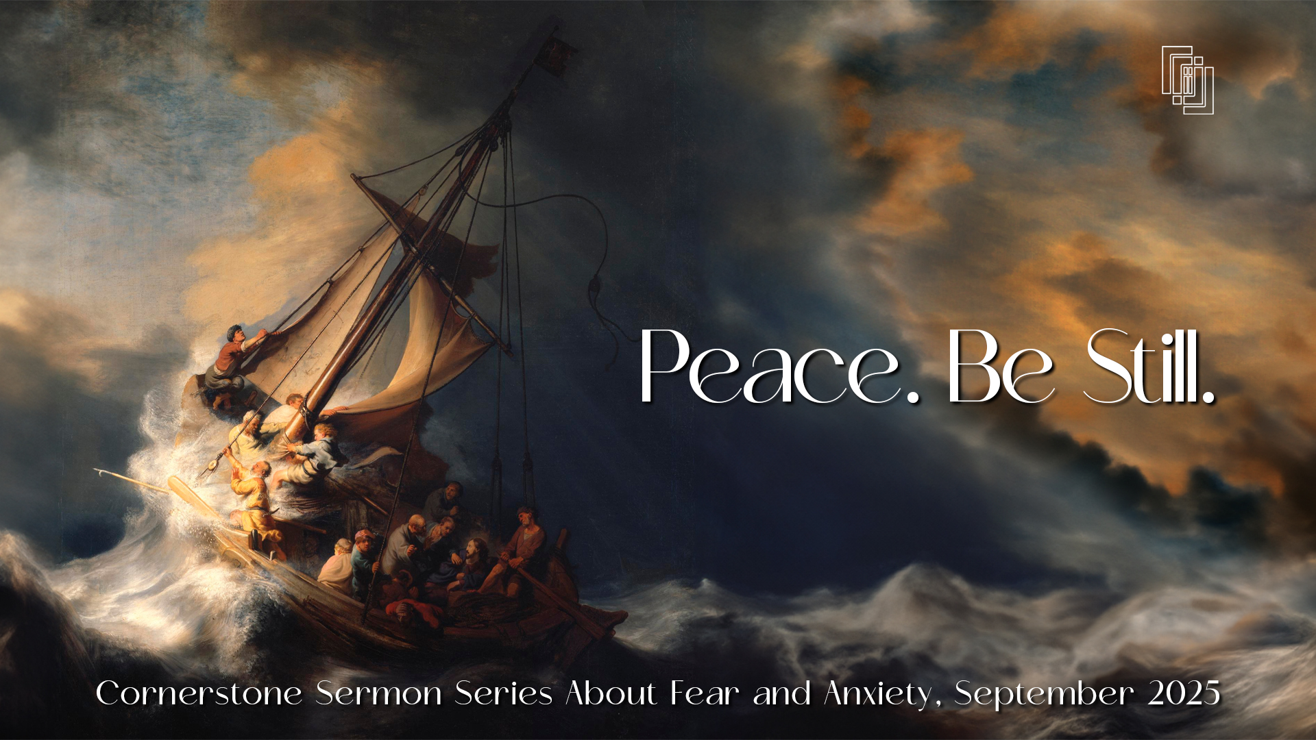 Peace. Be Still. Week 1