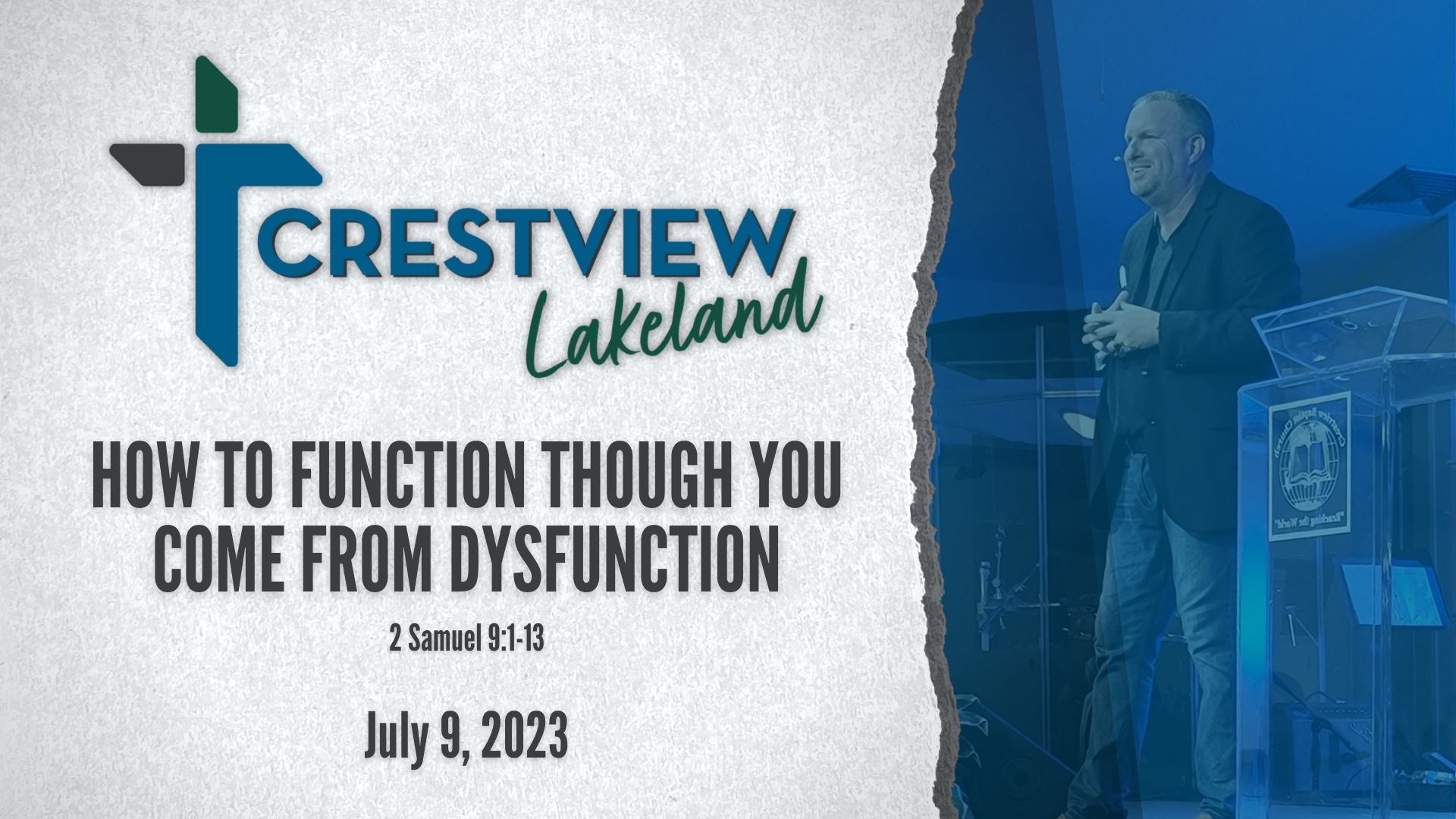 How To Function Though You Come from Dysfunction