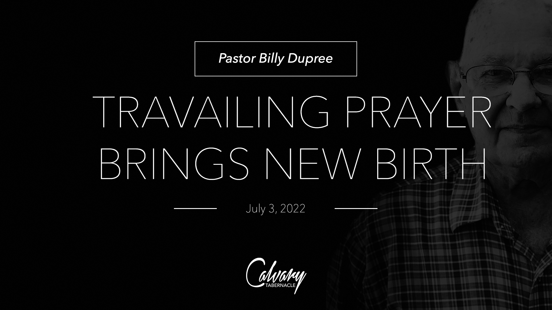 Travailing Prayer Brings New Birth