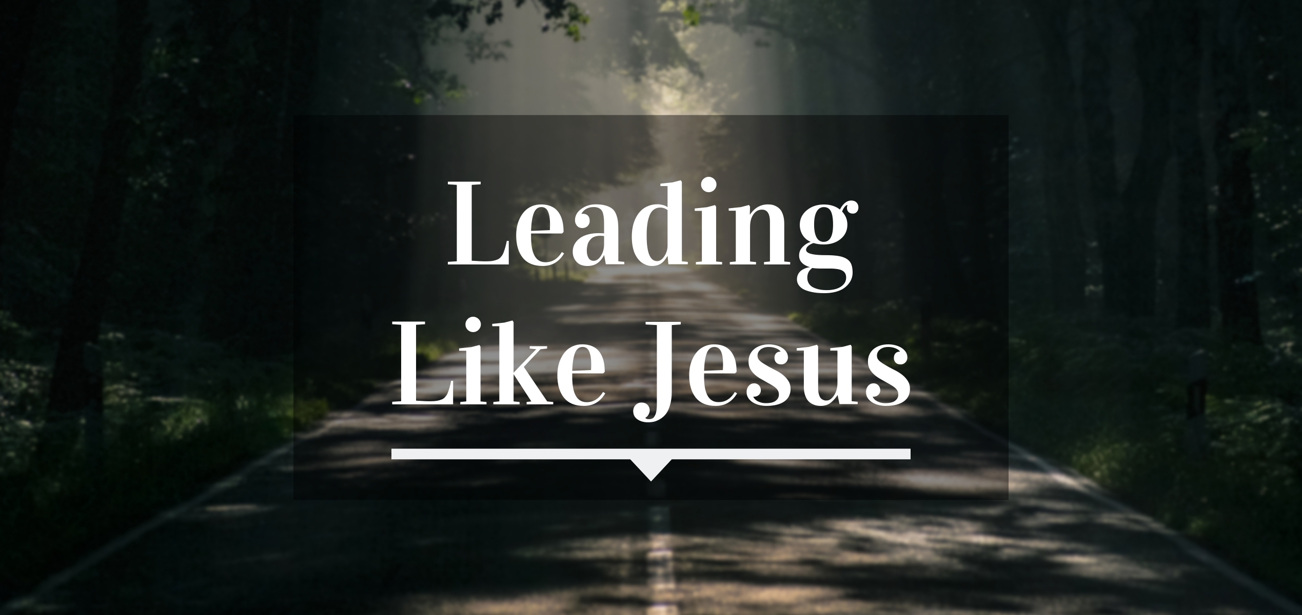 Leading Like Jesus