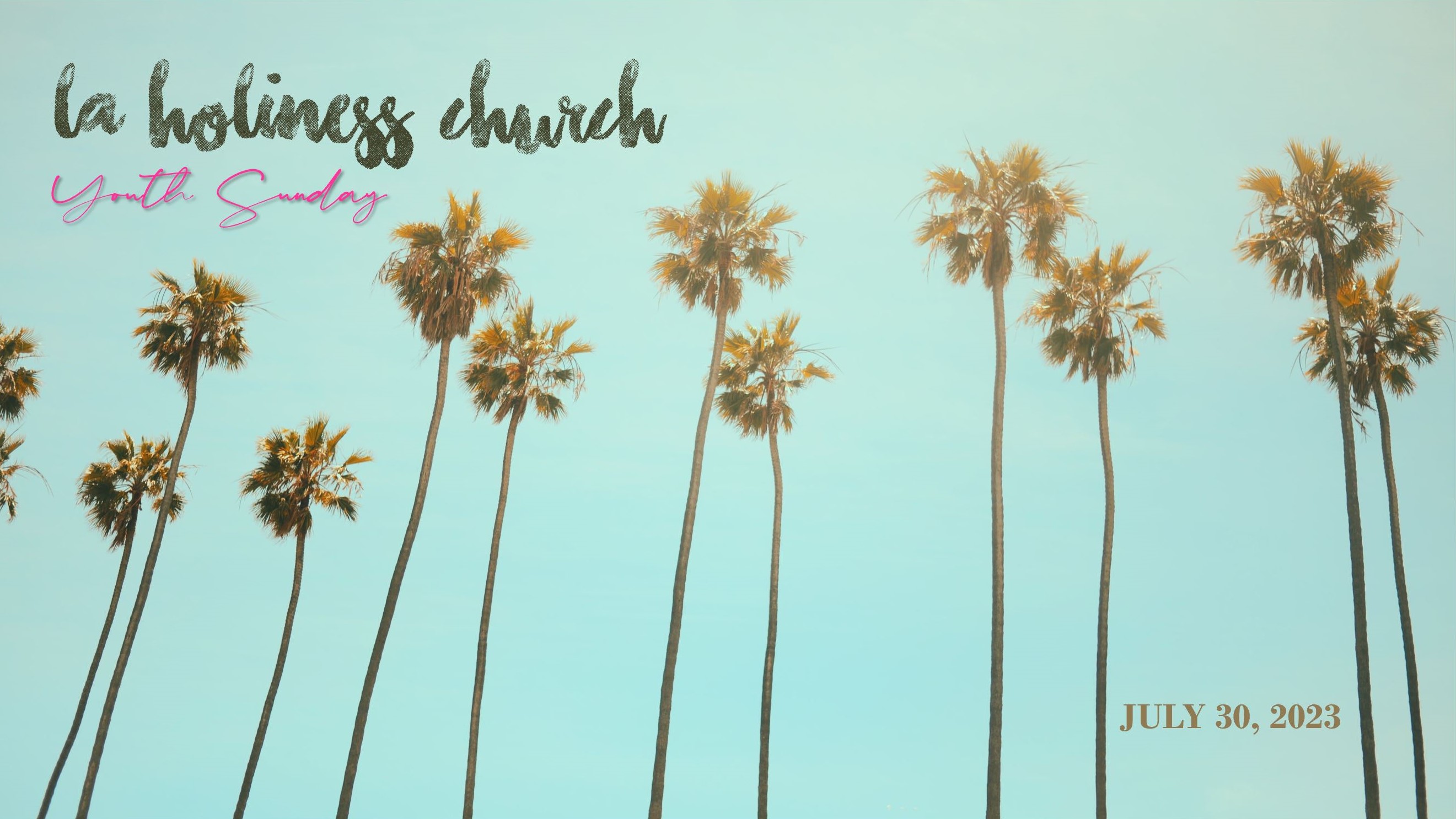 Youth Sunday Sharing