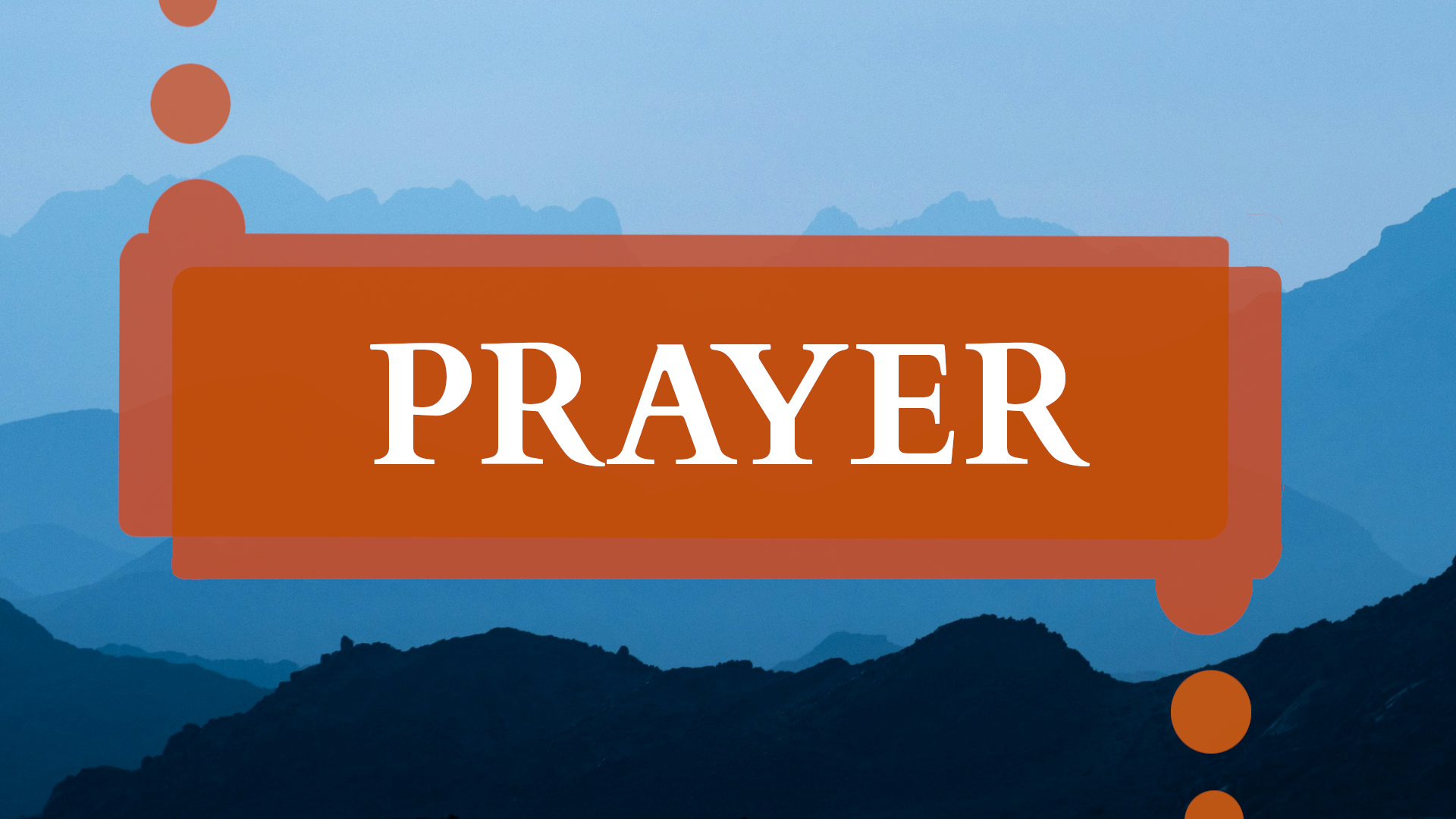 PRAY: Deliver us from the evil one