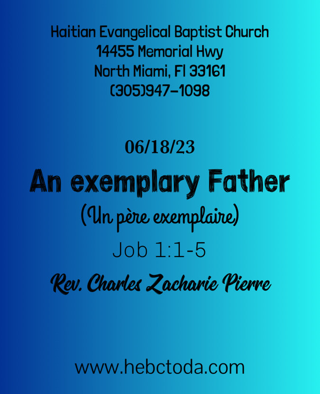 An Exemplary Father!/Un Pere Exemplaire!