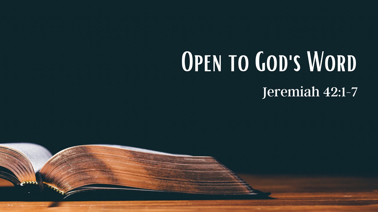 Open to God's Word