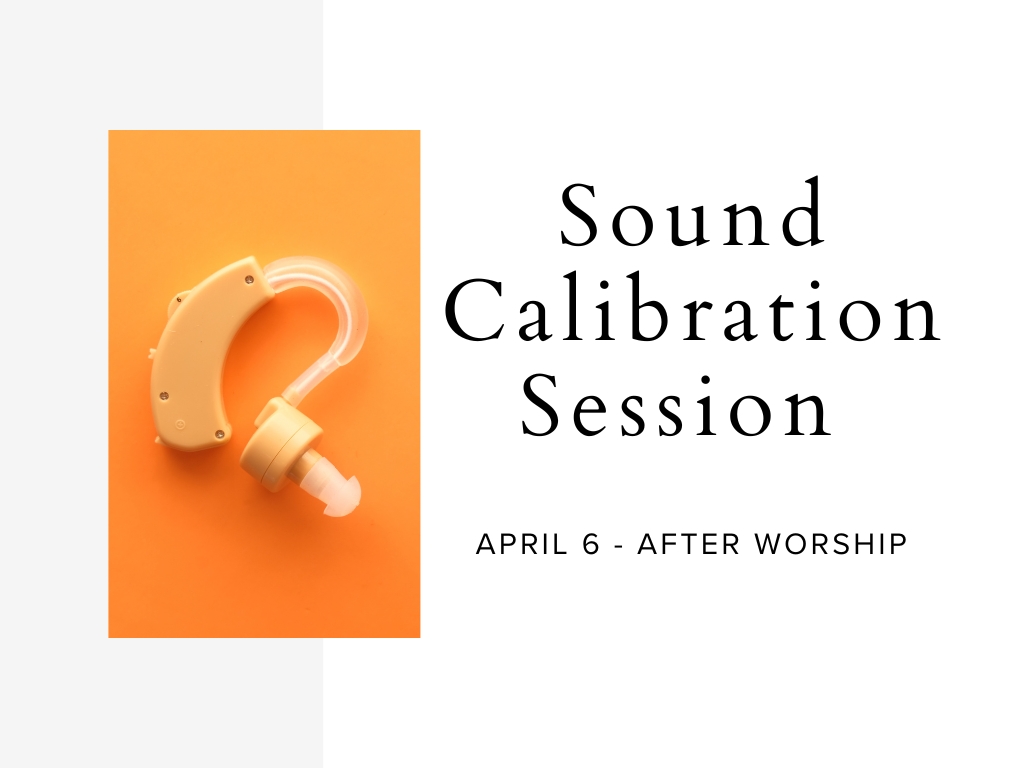 Sound Calibration Session