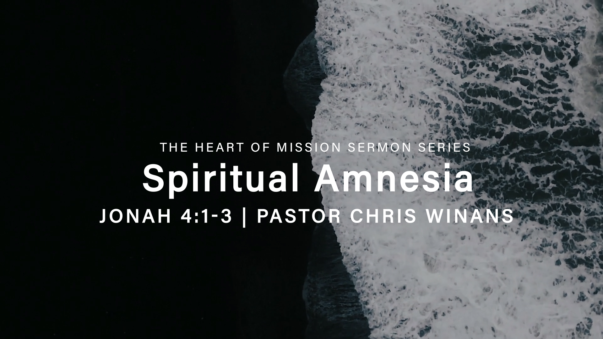 Spiritual Amnesia