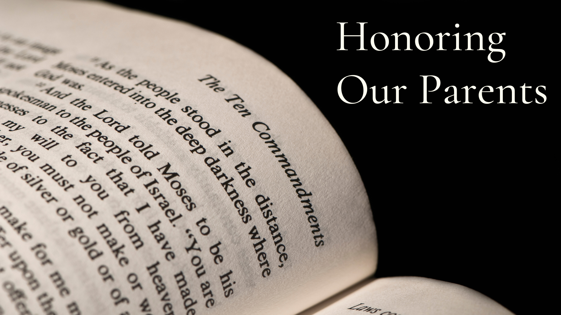 Honoring Our Parents